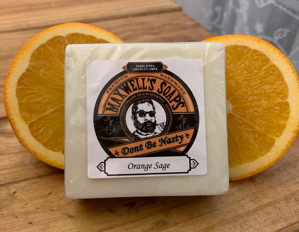 Orange Sage Natural Soap – Maxwell's Soaps